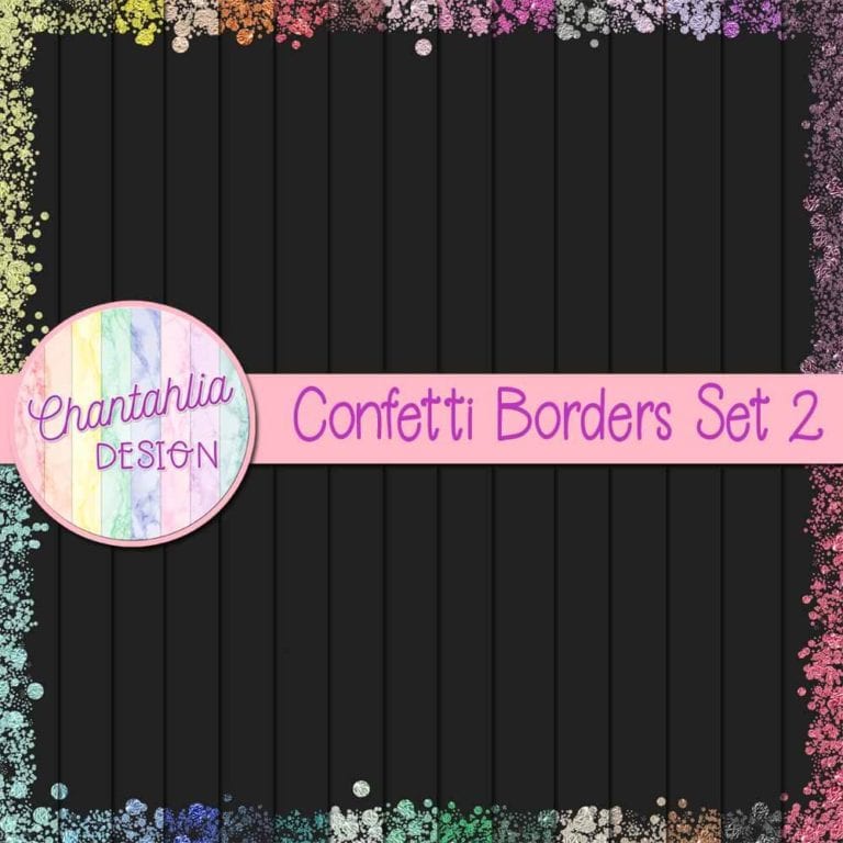 Confetti Borders Set 2 - Chantahlia Design