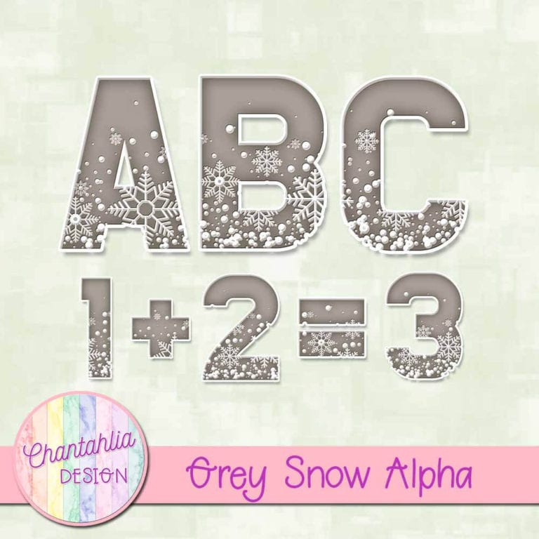 Free Alphas for Digital Scrapbooking, Bulletin Board Lettters and More