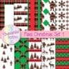 Free Plaid Christmas Digital Papers