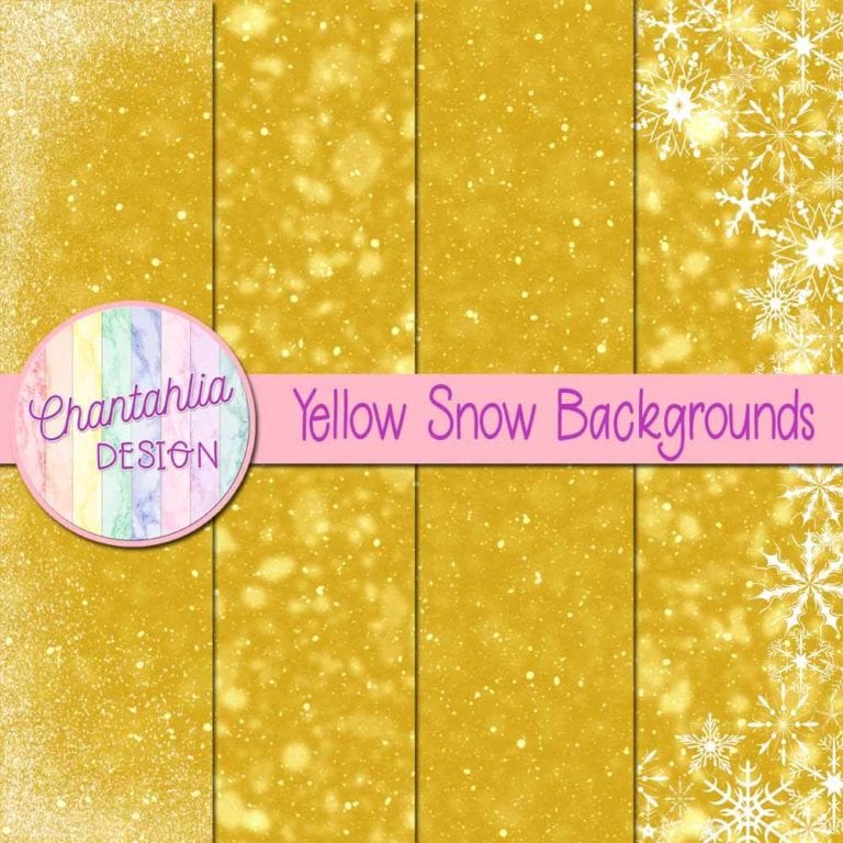 Free Digital Papers featuring Yellow Snow Designs