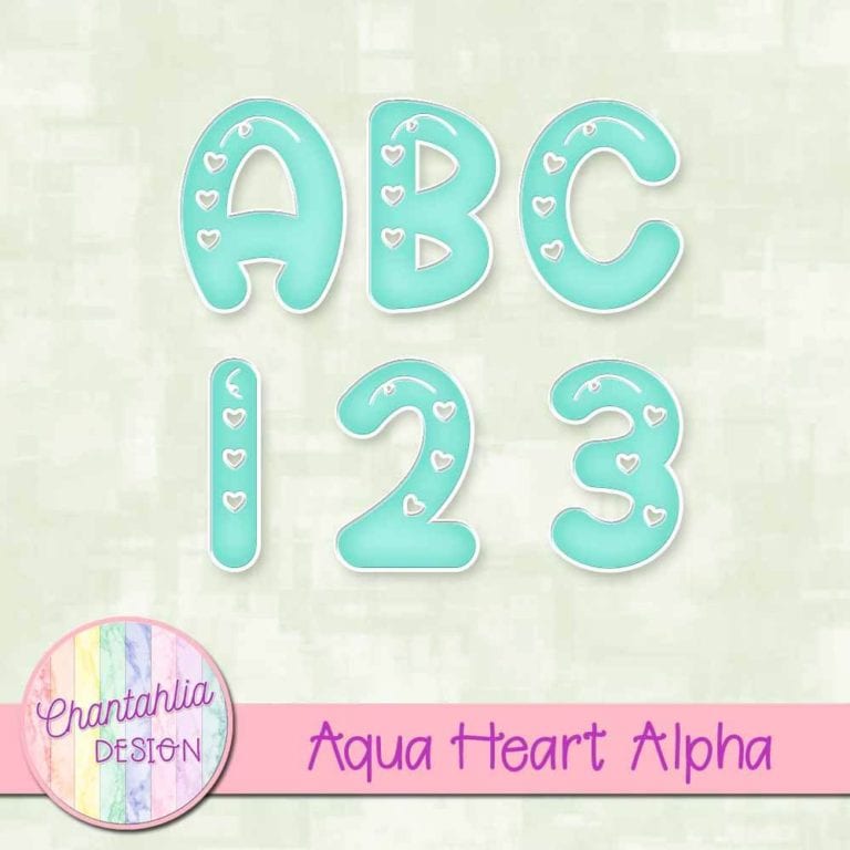 Free Alphas for Digital Scrapbooking, Bulletin Board Lettters and More