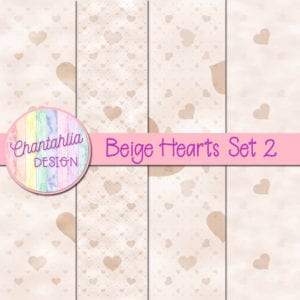 Free Valentine Digital Paper and Design Element Packs