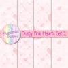 Free Digital Papers featuring Dusty Pink Hearts Designs