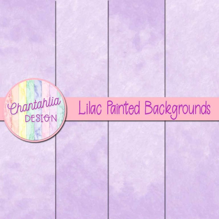 Free Digital Papers featuring Lilac Painted Designs