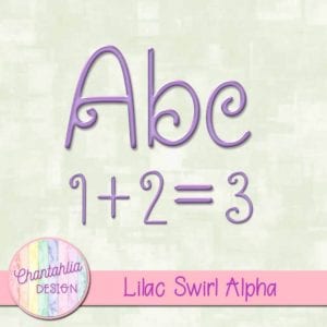 Lilac Swirl Alpha - Chantahlia Design