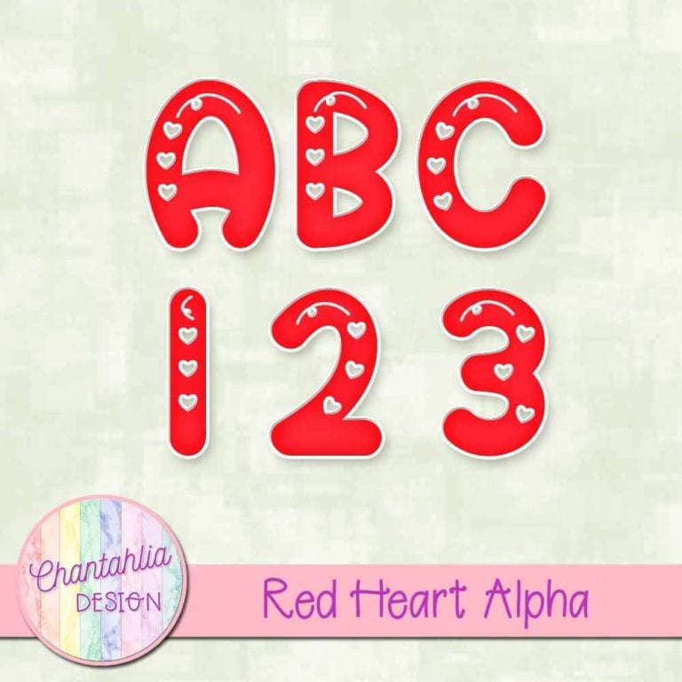 Red Heart Alpha - Chantahlia Design