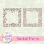 Free Baseball Frames