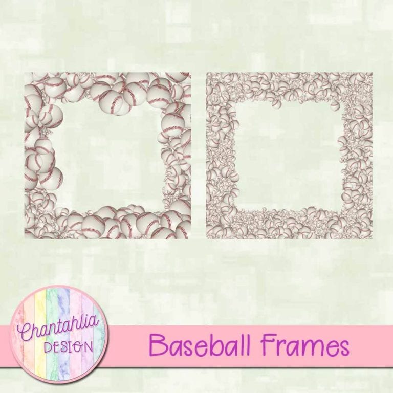 Free Baseball Frames