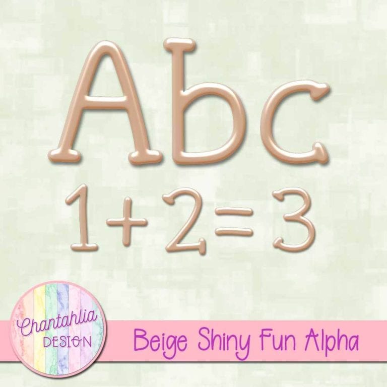 Free Alphas for Digital Scrapbooking, Bulletin Board Lettters and More