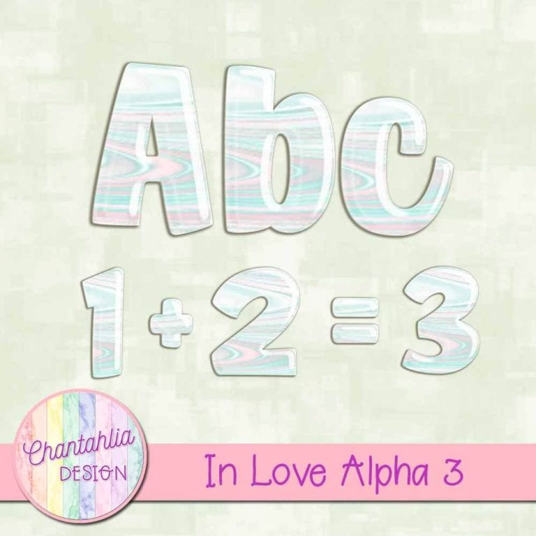 Free Alphas for Digital Scrapbooking, Bulletin Board Lettters and More