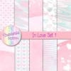 Free In Love Digital Papers