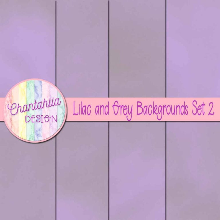 Lilac and Grey Digital Paper Backgrounds Set 2 - Chantahlia Design