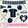 Free Navy Baseball Elements