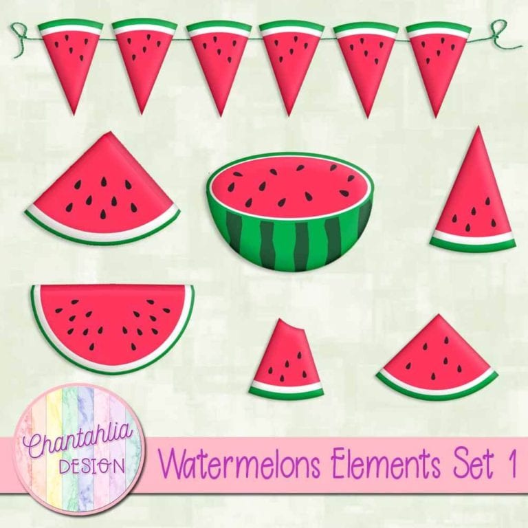 Free Watermelons Elements
