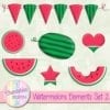Free Watermelons Elements