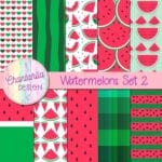 Free Watermelons Digital Papers