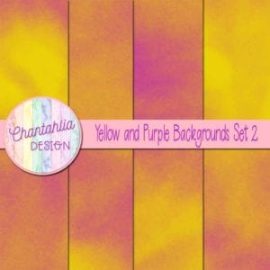 Free Yellow and Purple Digital Paper Backgrounds