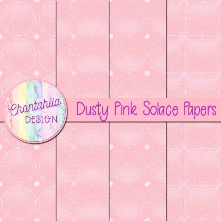 Free Digital Papers featuring Dusty Pink Solace Designs