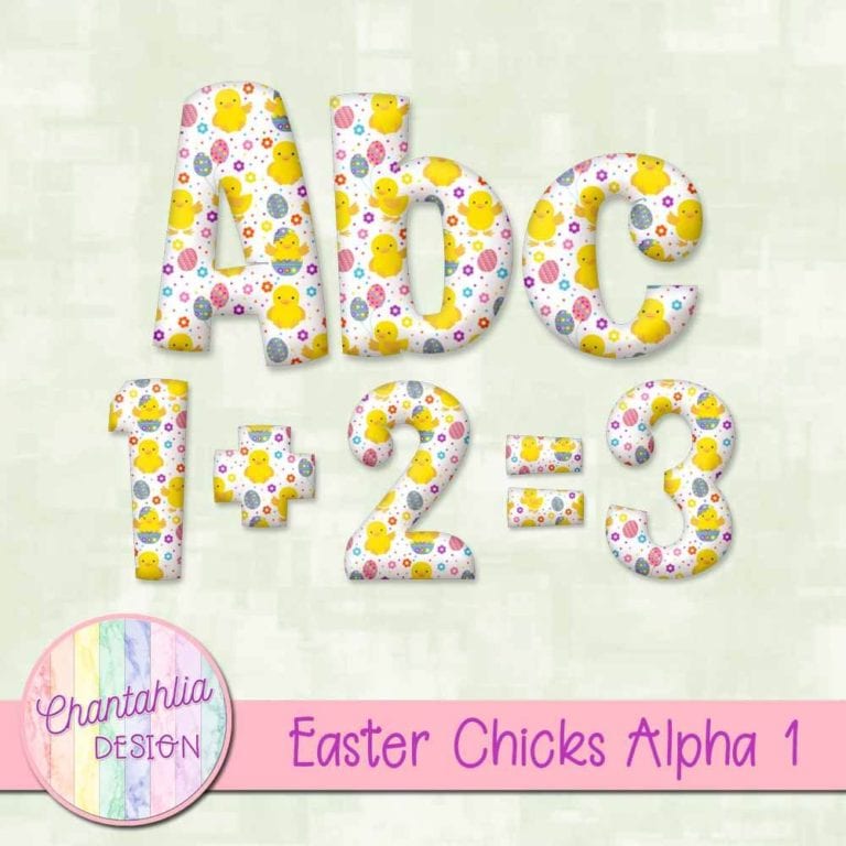 Free Easter Chicks Alpha