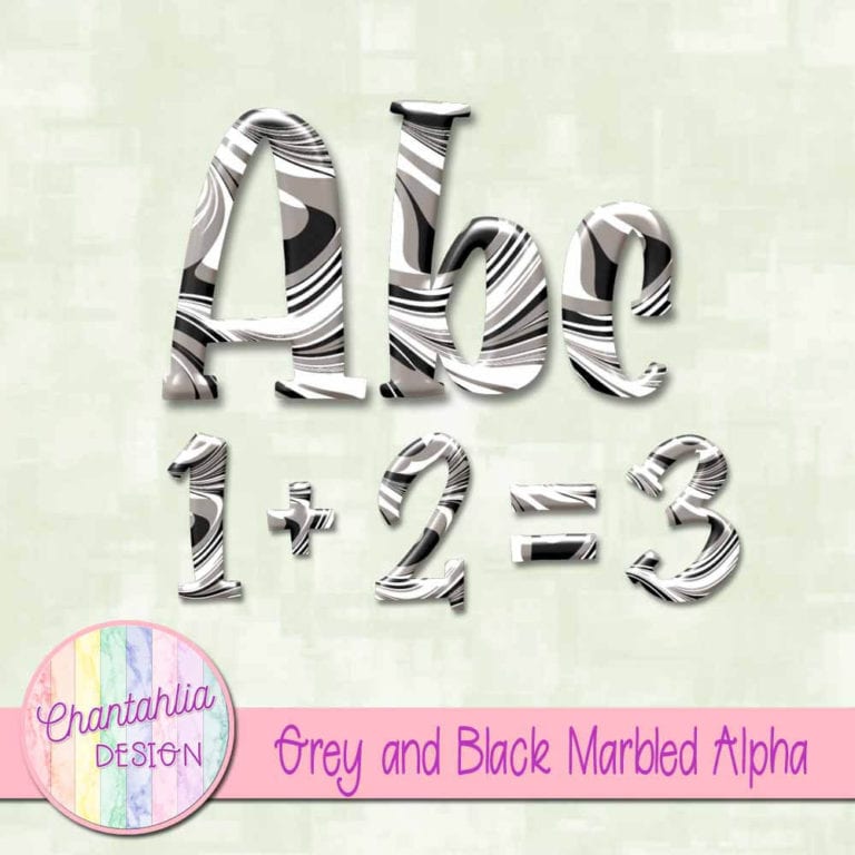 Free Alphas for Digital Scrapbooking, Bulletin Board Lettters and More