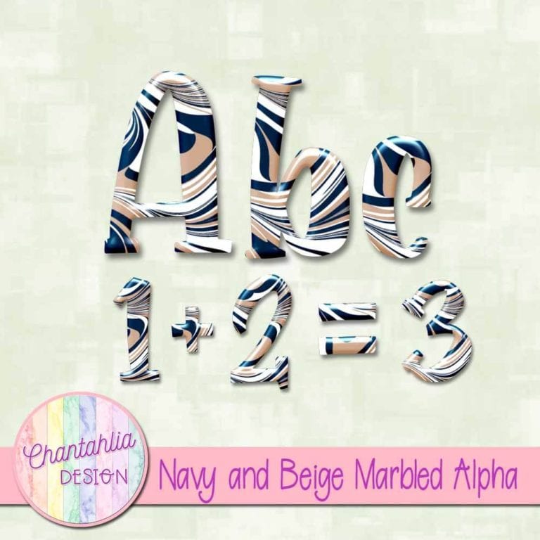 Free Alphas for Digital Scrapbooking, Bulletin Board Lettters and More