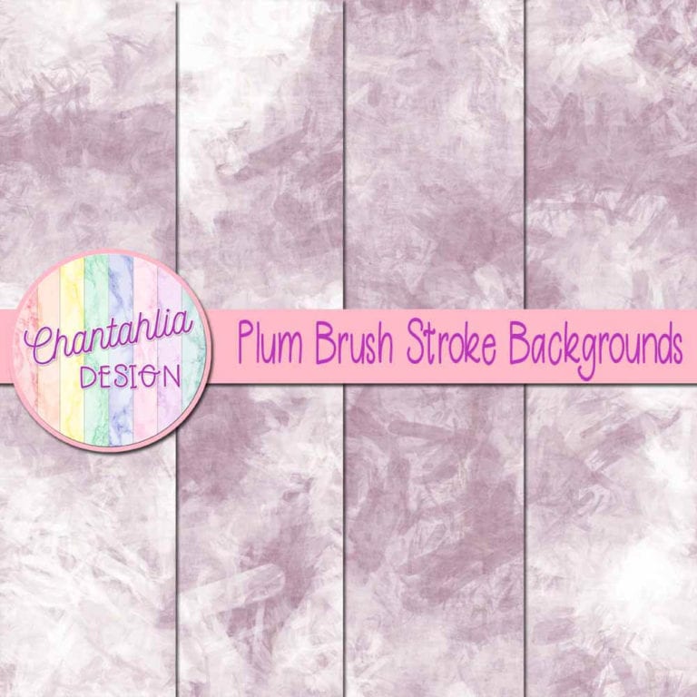 Free Digital Papers featuring Plum Brush Stroke Designs