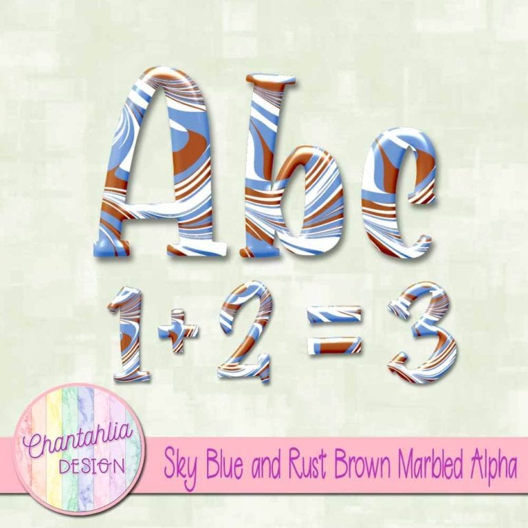 Free Alphas for Digital Scrapbooking, Bulletin Board Lettters and More