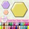 Bubble Basic Shapes - Hexagons - Chantahlia Design