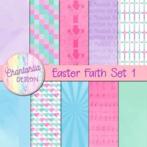 Free Easter Faith Digital Papers