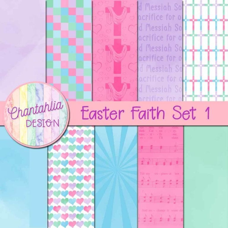 Free Easter Faith Digital Papers