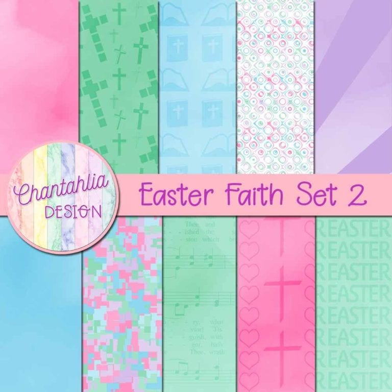 Free Easter Faith Digital Papers