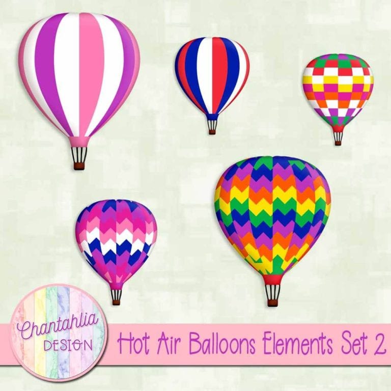 Free Hot Air Balloons Elements