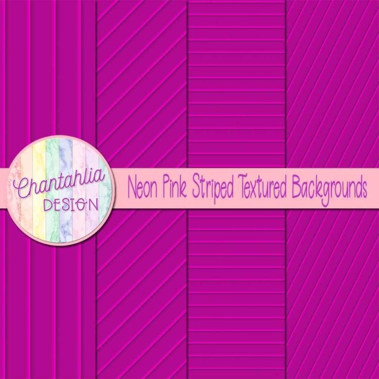 Free Digital Papers featuring Neon Pink Striped Textured Designs