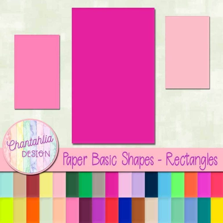 Paper Basic Shapes - Rectangles - Chantahlia Design