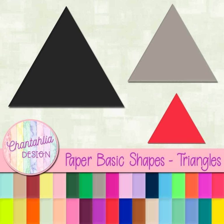 Paper Basic Shapes - Triangles - Chantahlia Design