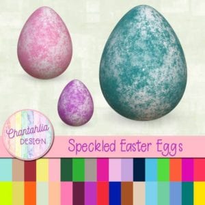 Free Easter Digital Paper and Design Element Packs
