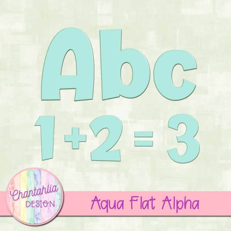 Free Alphas for Digital Scrapbooking, Bulletin Board Lettters and More