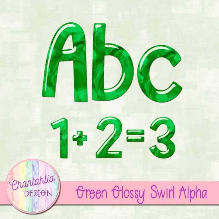 Free Alpha featuring a Green Glossy Swirl Design