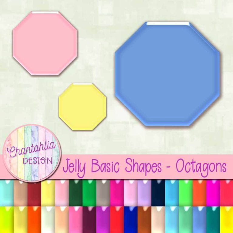Jelly Basic Shapes - Octagons - Chantahlia Design