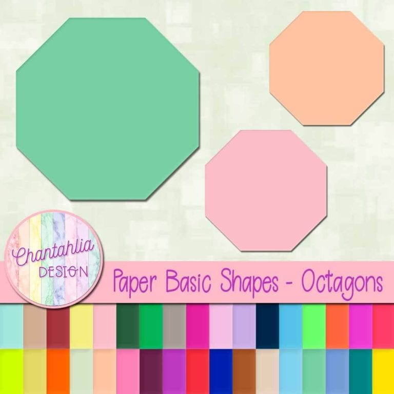 Paper Basic Shapes - Octagons - Chantahlia Design