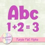 Free Alpha featuring a Purple Flat Design