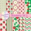 Free Strawberry Digital Papers