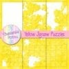 Free Digital Papers featuring Yellow Jigsaw Puzzles Designs