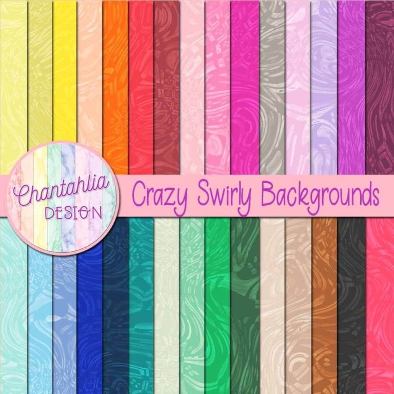 Crazy Swirly Backgrounds - Chantahlia Design