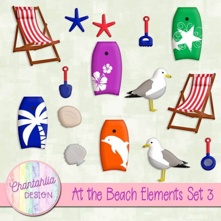 Free At the Beach Elements