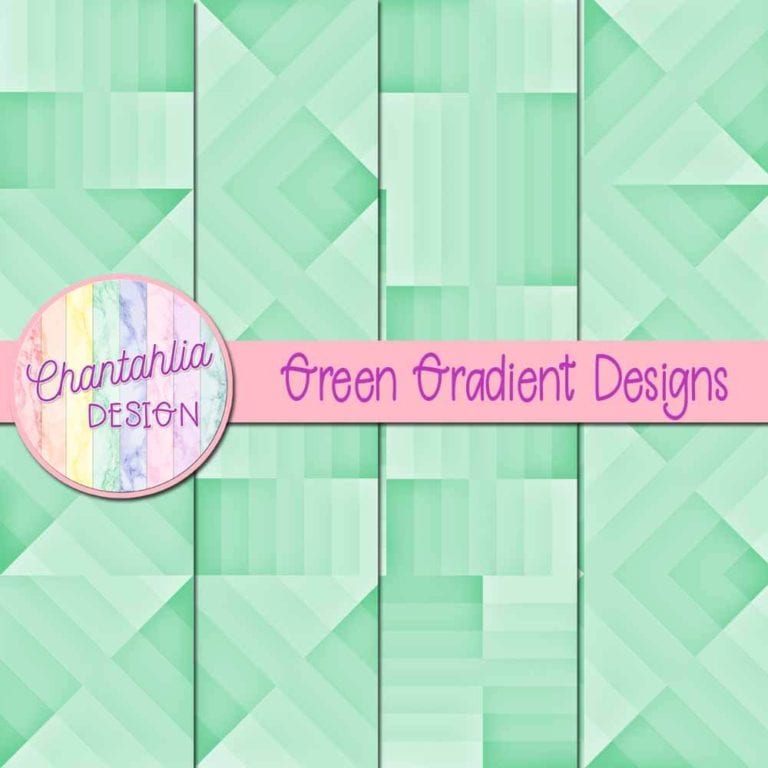 Free Digital Papers featuring Green Gradient Designs