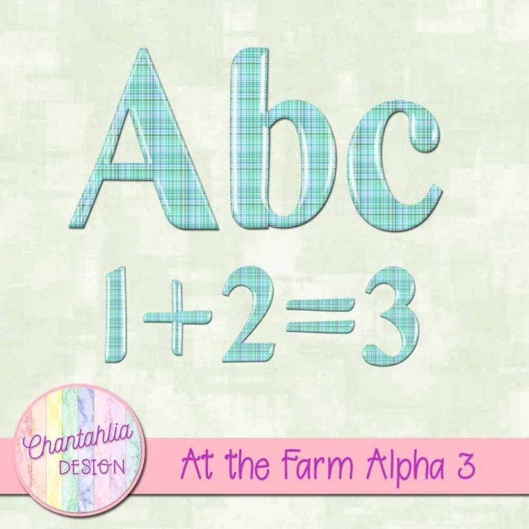 Free Alphas for Digital Scrapbooking, Bulletin Board Lettters and More