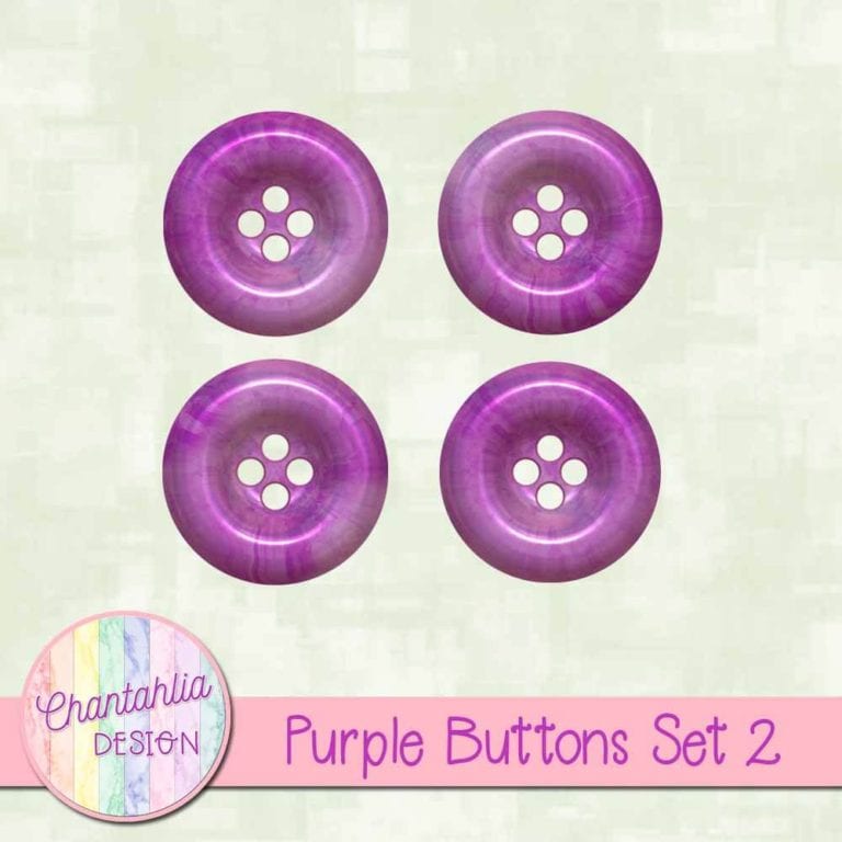 Free Purple Buttons Design Elements