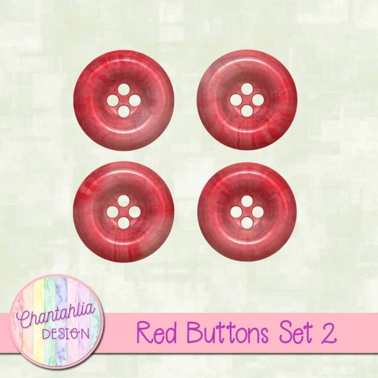 Free Red Buttons Design Elements