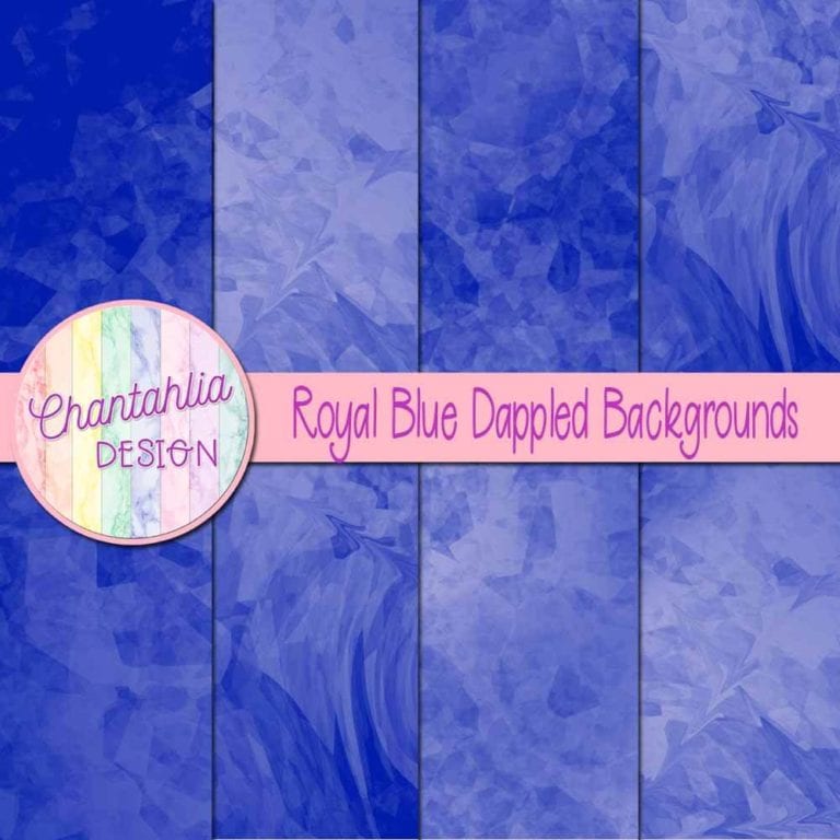 Free Digital Papers featuring Royal Blue Dappled Designs